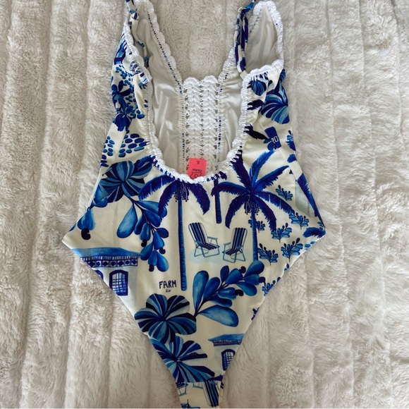 FARM Rio | Swim | Nwot Farm Rio X Anthropologie Sweet Rio Onepiece ...